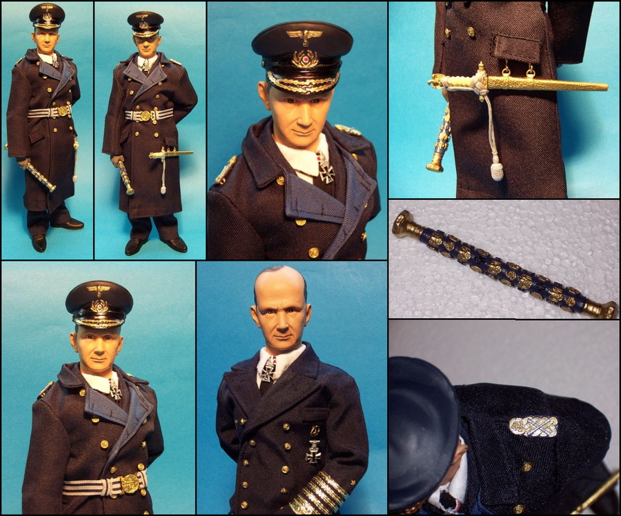 NAZI JERMAN: Foto Karl Dönitz, Panglima Angkatan Laut Jerman