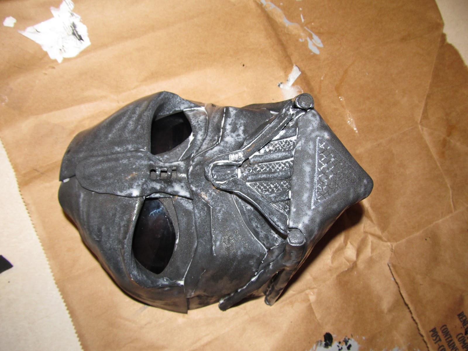 DIY Project Crazy: Craft Foam Vader Mask (on a pair of sun glasses)