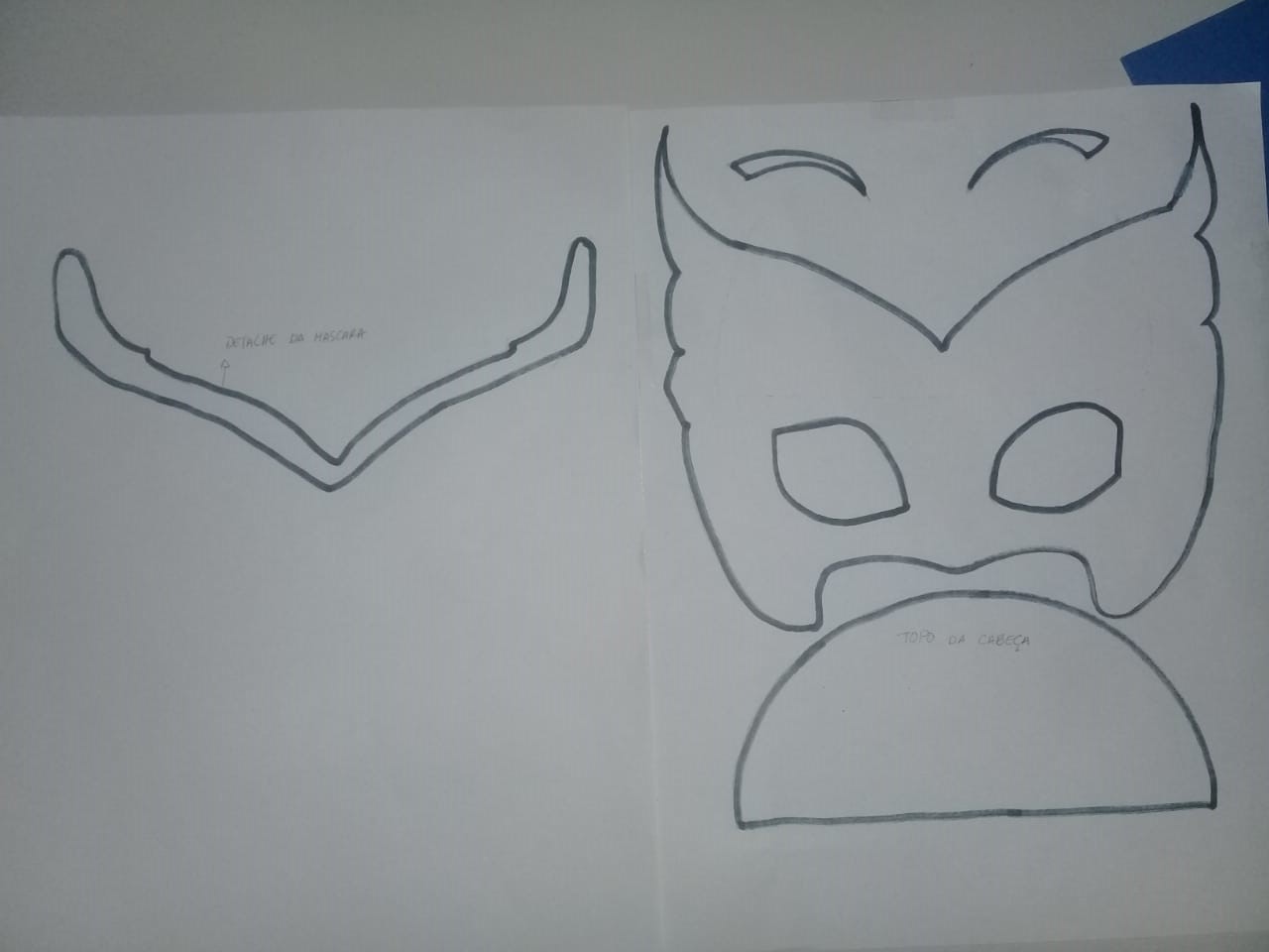 Artesanatos com Moldes: Mascara-Pj masks-Guffeta