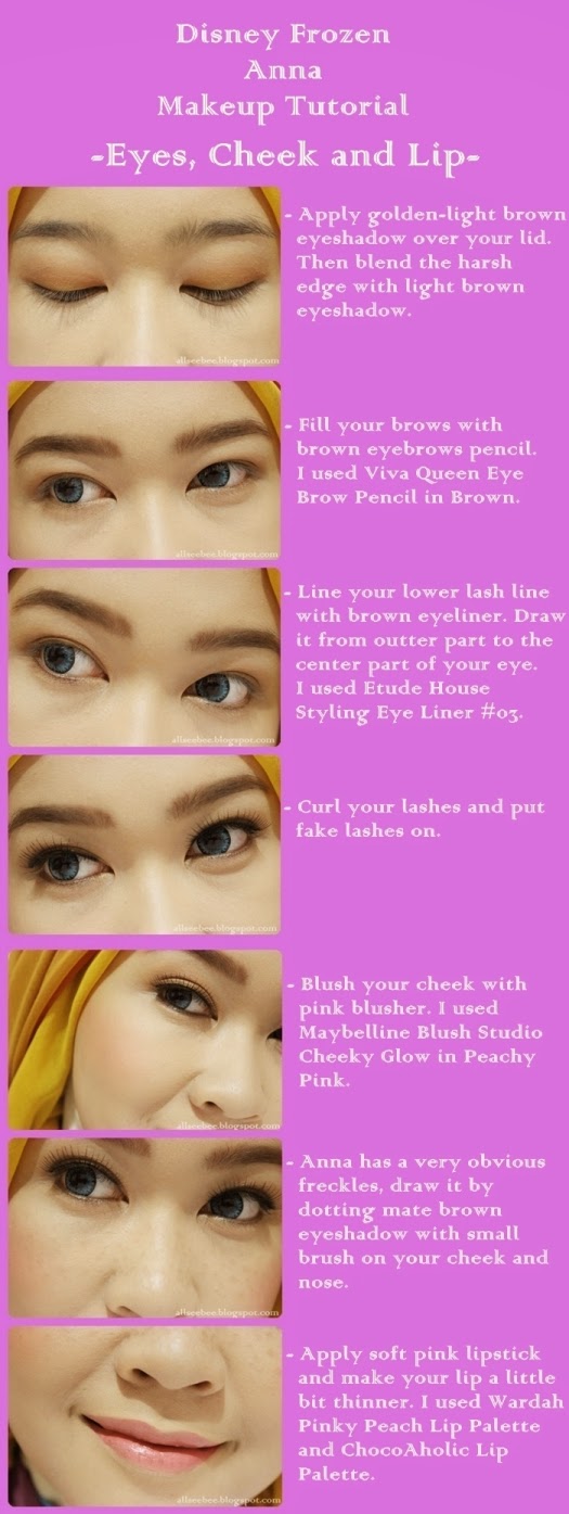 Disney Frozen - Anna - Makeup Tutorial