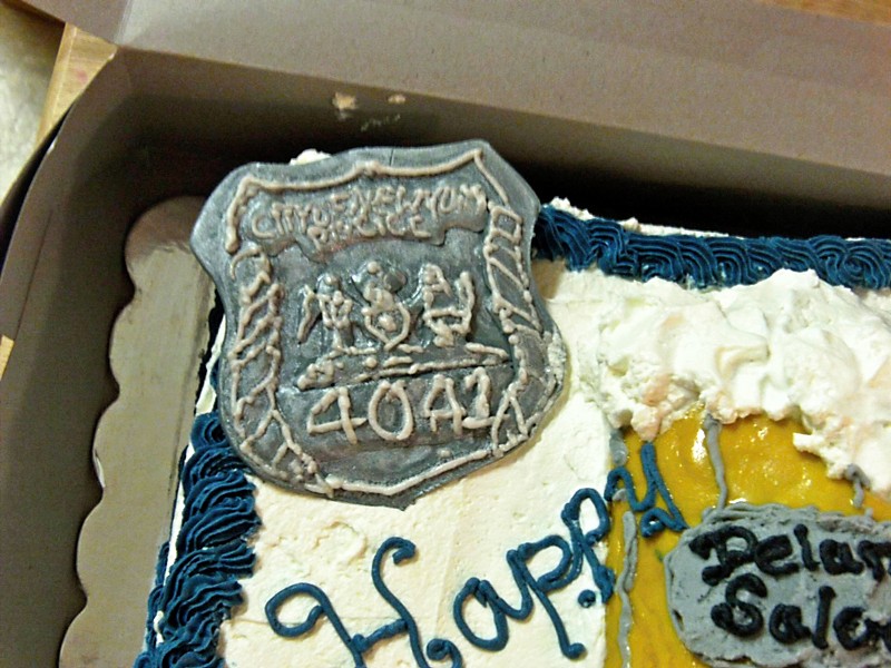 Tasty Trends Cakes & Catering: 30th Birthday Cake NYPD/Beer Lovers themed