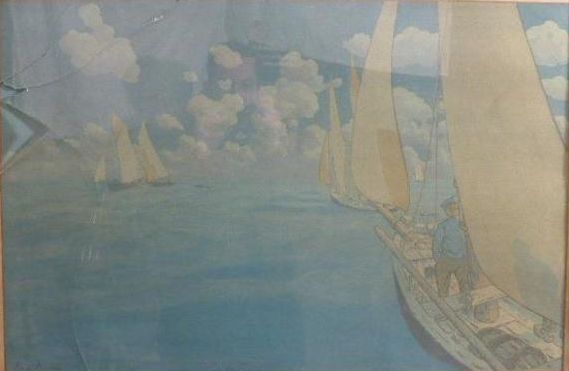 historic-marine-france: HENRI RIVIERE 1864-1951.