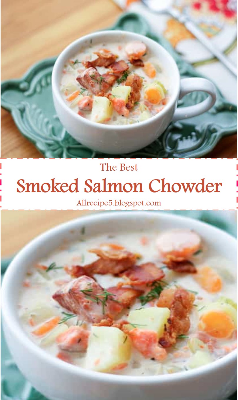 My BEST #Recipes >> Smoked Salmon Chowder
