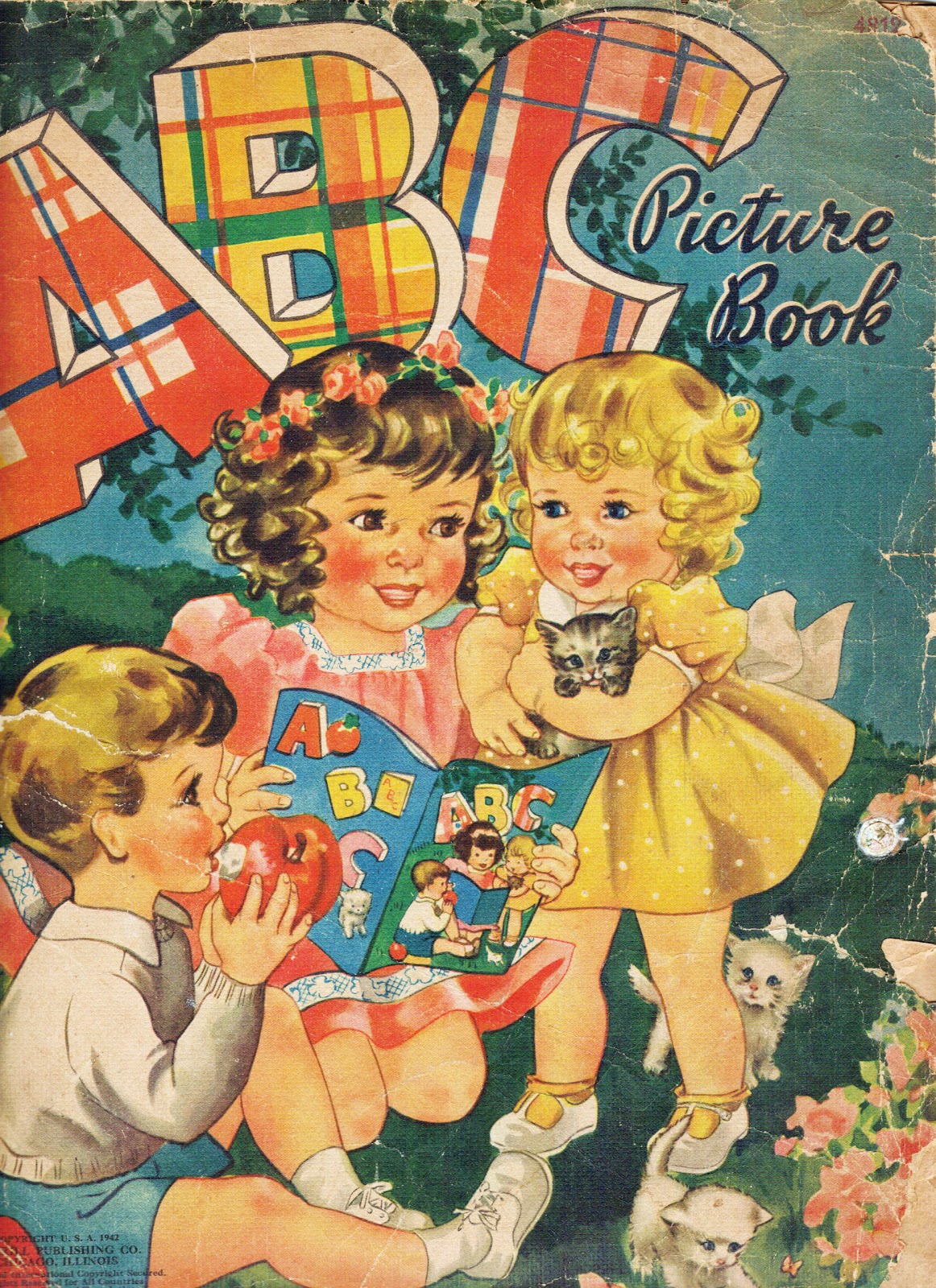 Two Crazy Crafters: Vintage ABC Picture Book