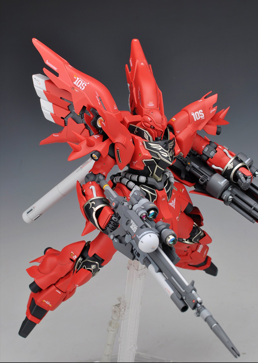 GUNDAM GUY: MG 1/100 Sinanju [OVA Ver.] - Customized Build