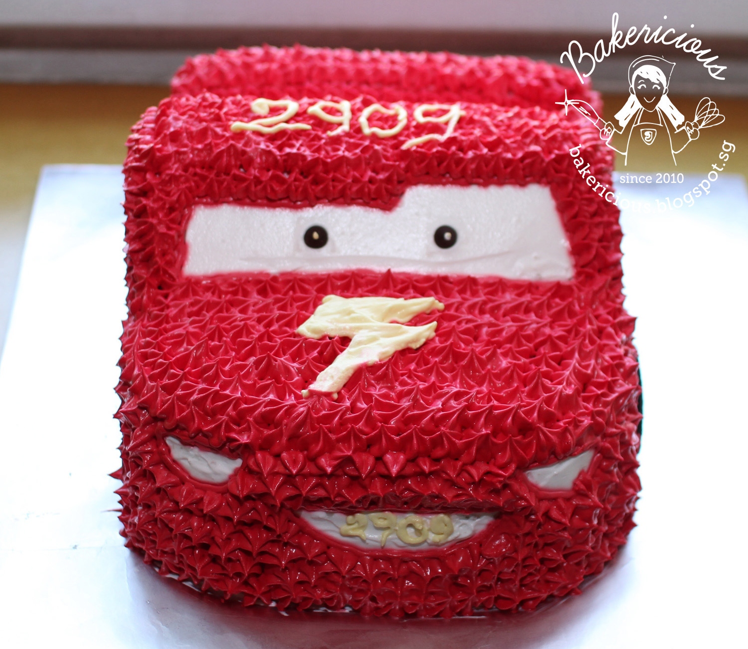 Mcqueen Cars Cake Design Boiled Icing Children'S Birthday Cakes ...