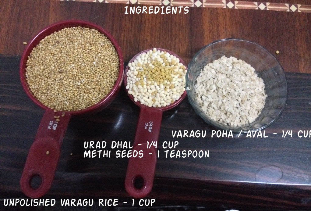 Lip Smacking: வரகு அரிசி இட்லி தோசை மாவு /Varagu Arisi IDly / Dosai ...