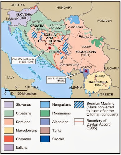 World Maps Library - Complete Resources: Maps Of Yugoslavia Break Up