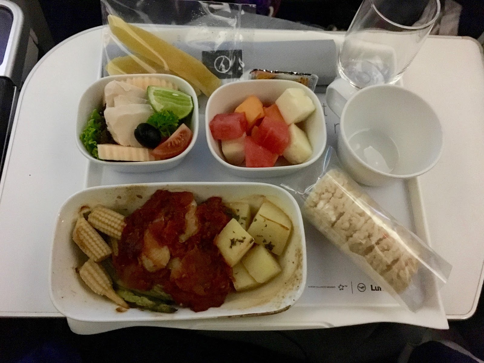glutenfreies Essen in der Lufthansa Premium Economy Class ♥ Ein ...