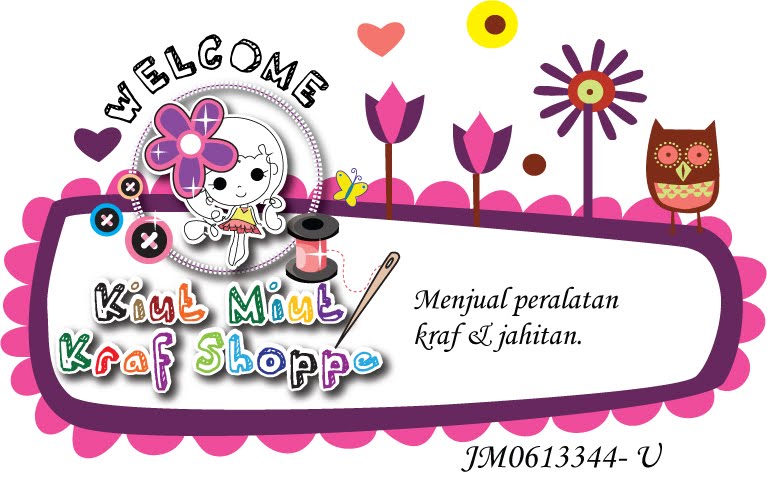 Kiut Miut Kraf: Logo, Bisnes Card & Banner KMK