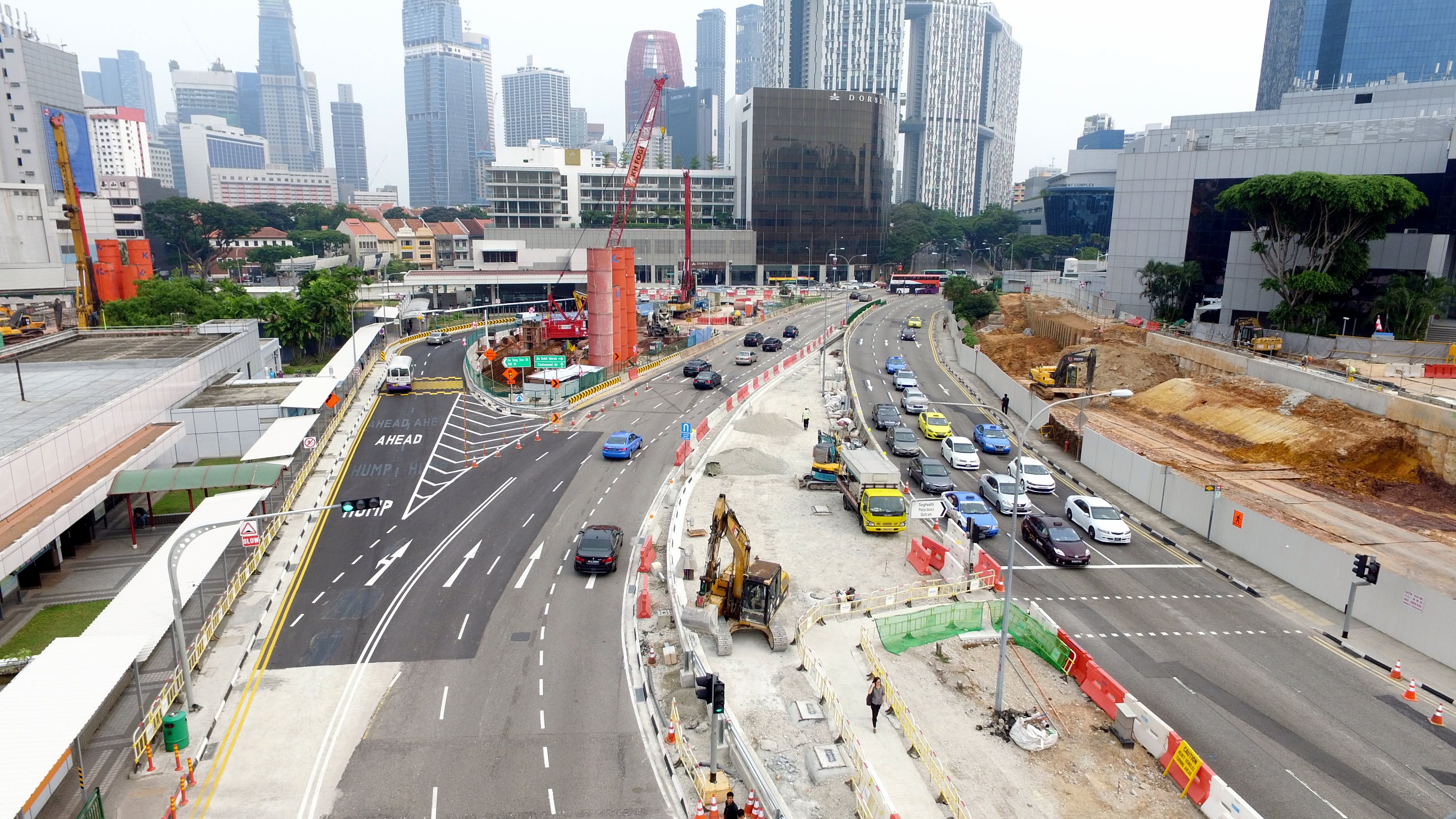Thomson Line Construction: Outram Park Diverts
