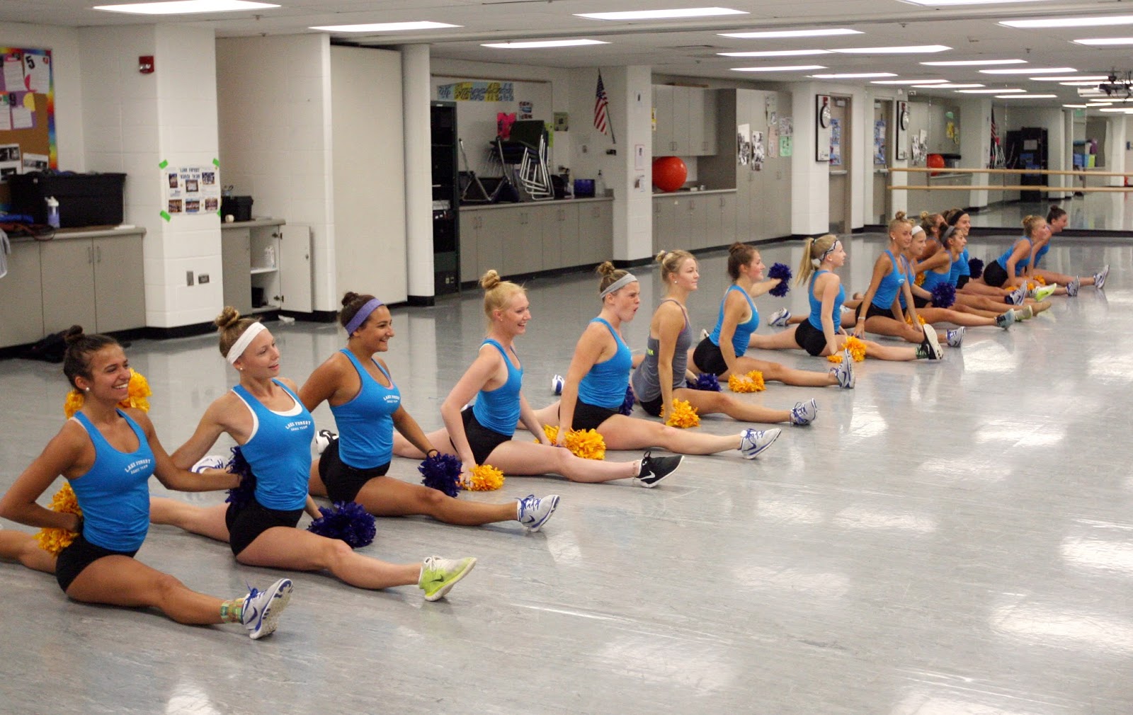 Mark Kodiak Ukena: Lake Forest High School Dance Squad Practice
