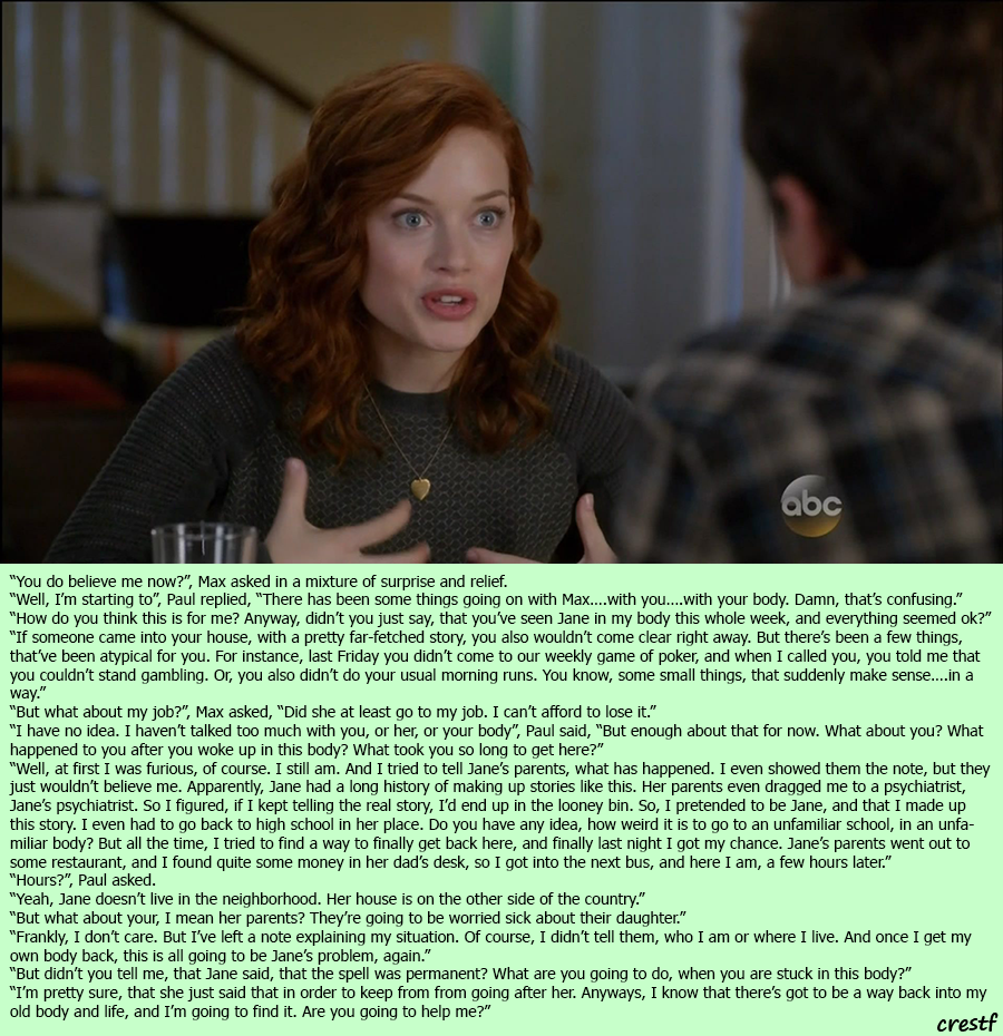 CrestF TG Captions: It's Really Me - Start To Believe