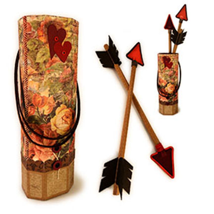 Needles 'n' Knowledge: Cupid's 3d Quiver & Arrows Assembly