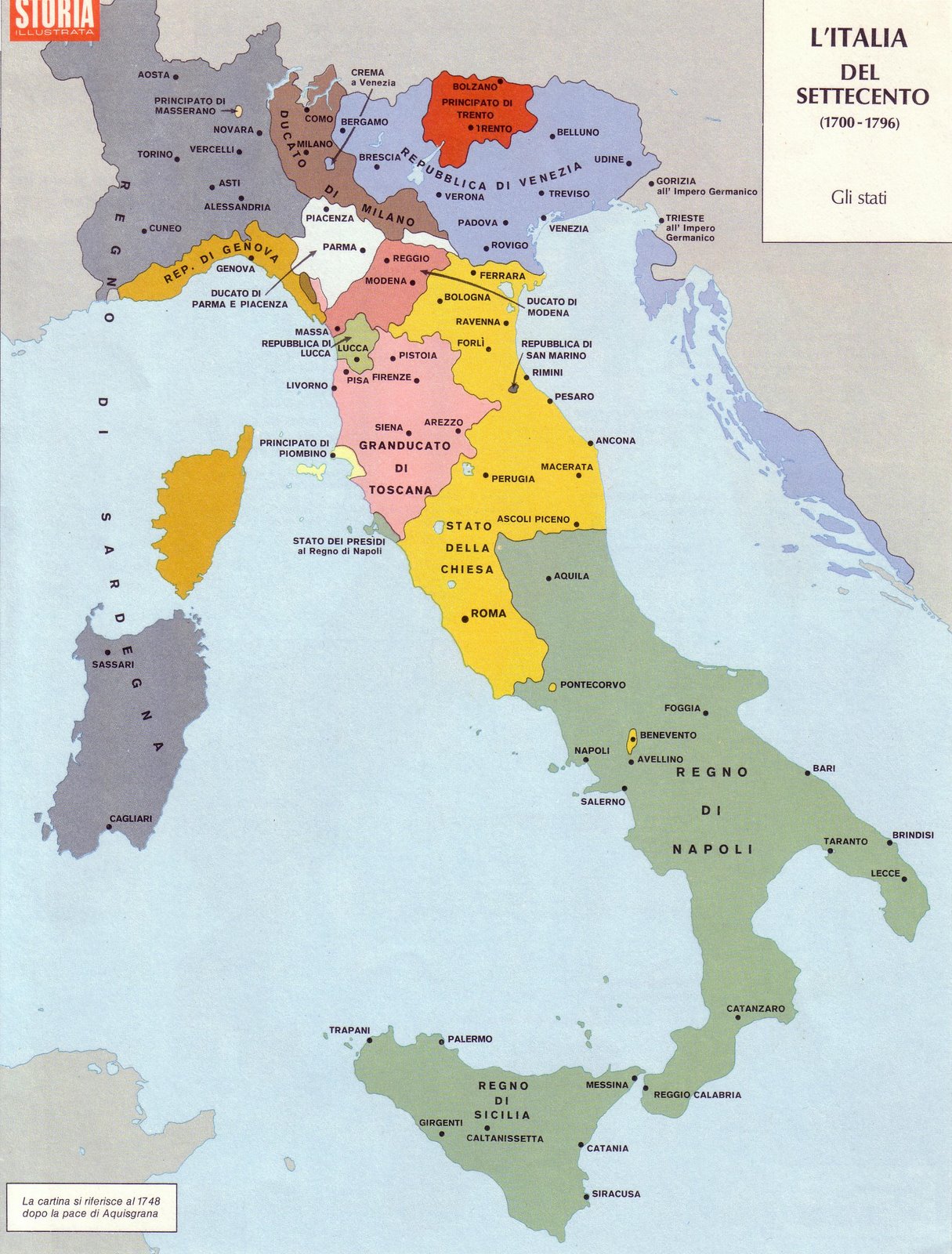 il mio blog scuola: L'Italia dal 1559 al 1748