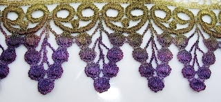 Delightfully Crazy: Hand Dying Lace/Motifs, Ribbons and Threads Tutorial