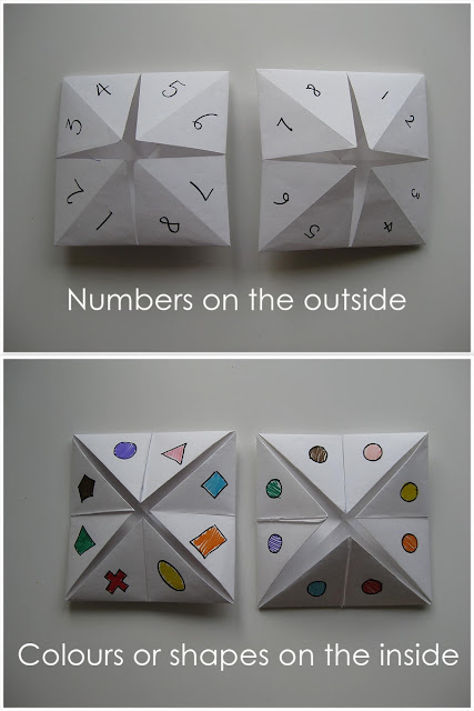 My Handmade Home: Tutorial: Origami Fortune Teller