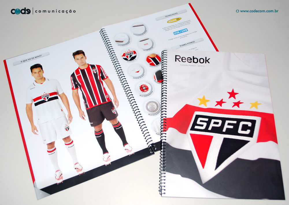 Nos bastidores da Code: Catálogo Reebok / SPFC 2012
