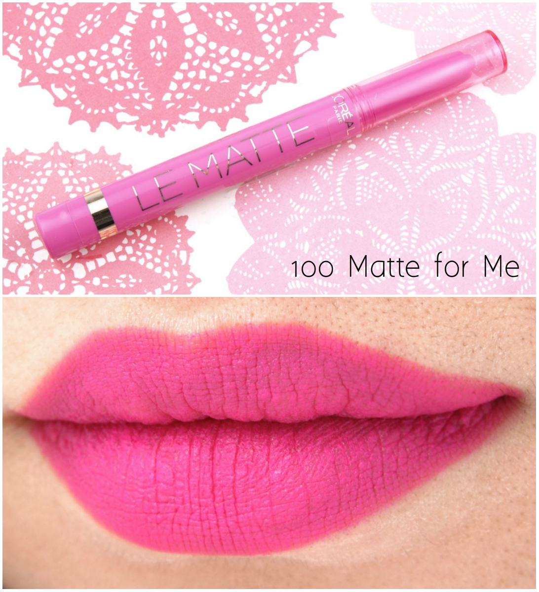 L'Oreal Le Matte & La Lacque Full Coverage Lip Colors: Review and ...