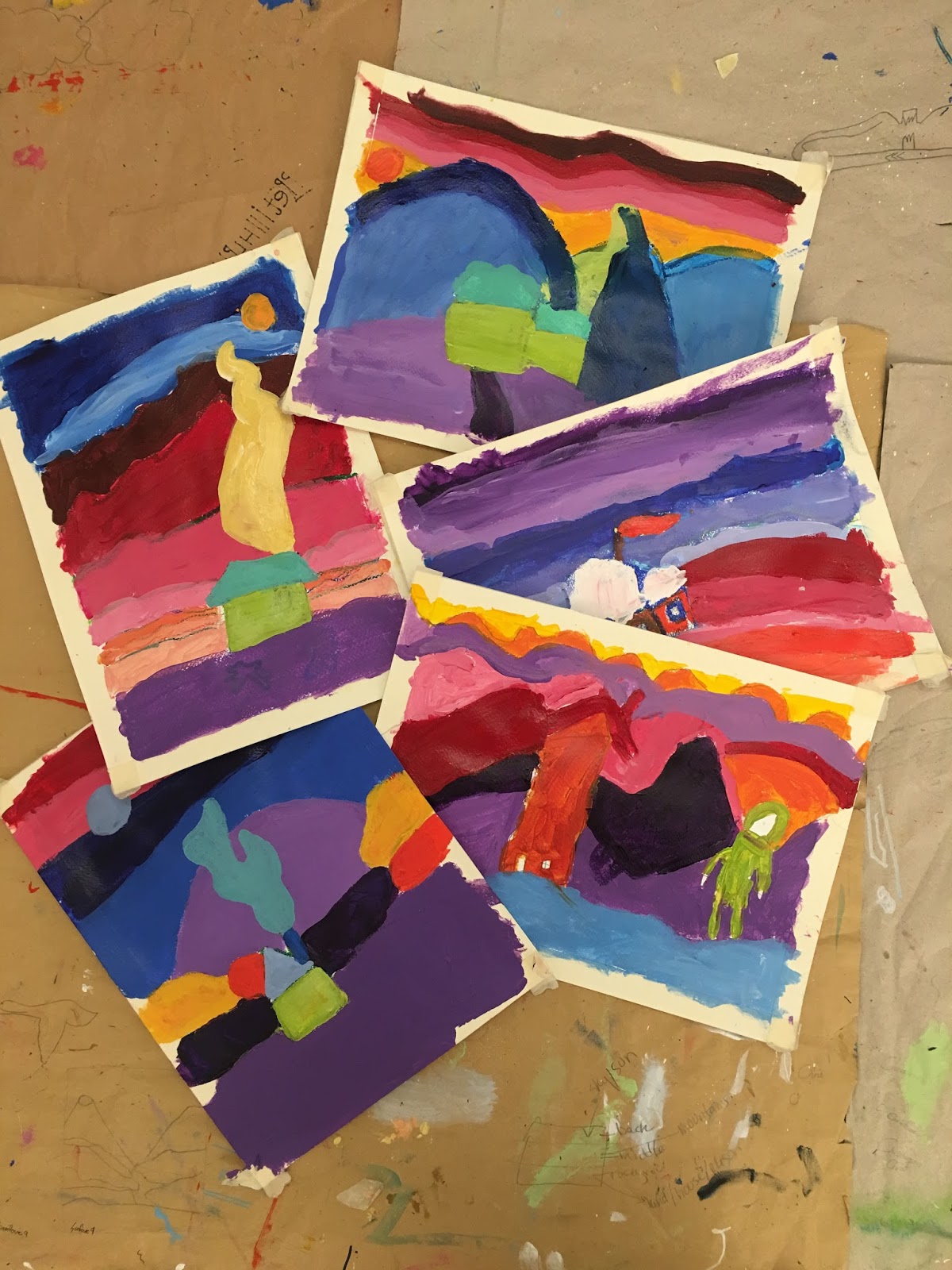 Art Room Britt: Ted Harrison Canadian Landscapes