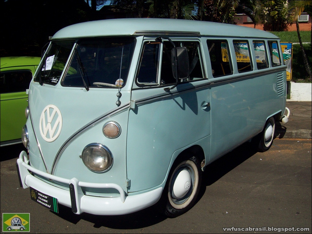 VW Fusca Brasil: Cores - Azul Diamante