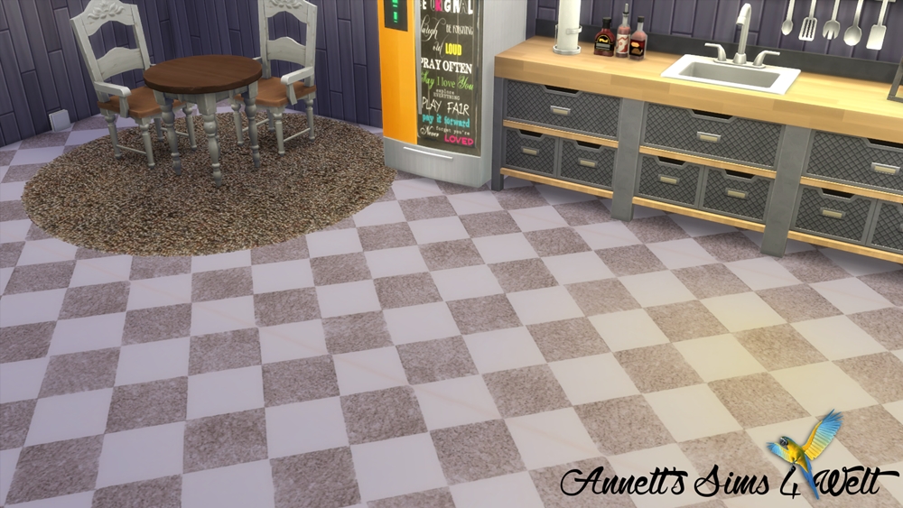 Annett's Sims 4 Welt: Tile Floors "Checkered"