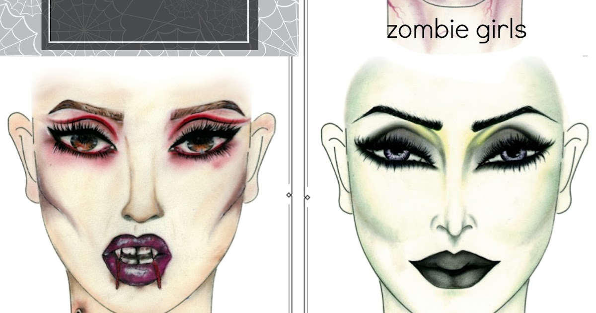 MAKE UP FOR EVER Halloween Face Charts | Beauty Parler