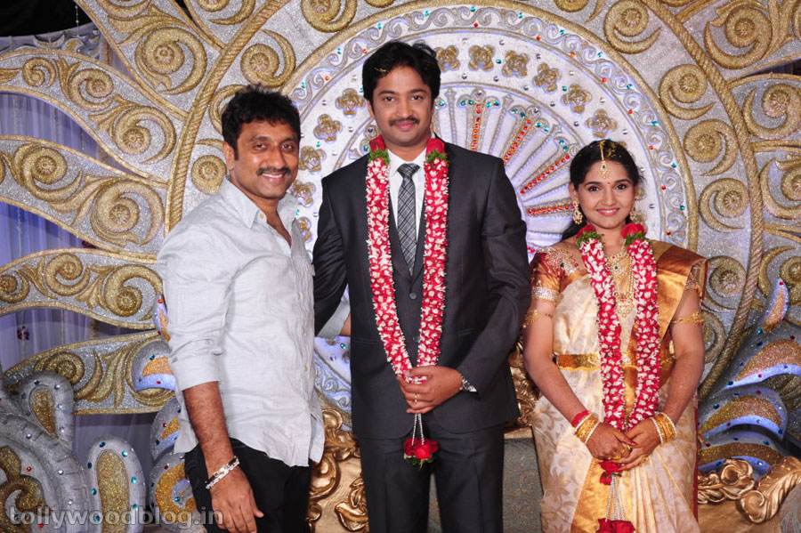 Aryan Rajesh Wedding Reception Photos Stills