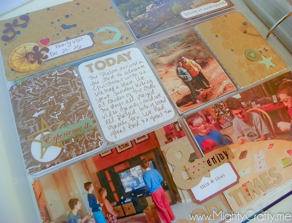 MightyCrafty: Project Life Layouts