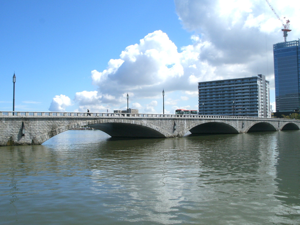 植物図鑑 新潟 (適当): Shinano River Bandai Bridge Scenery of Niigata, Japan