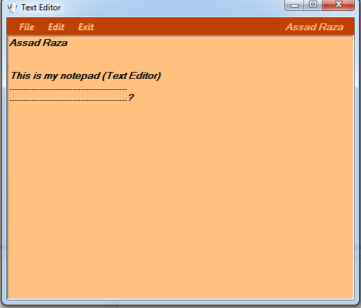 How to make notepad in 5 minutes - Mesh Software