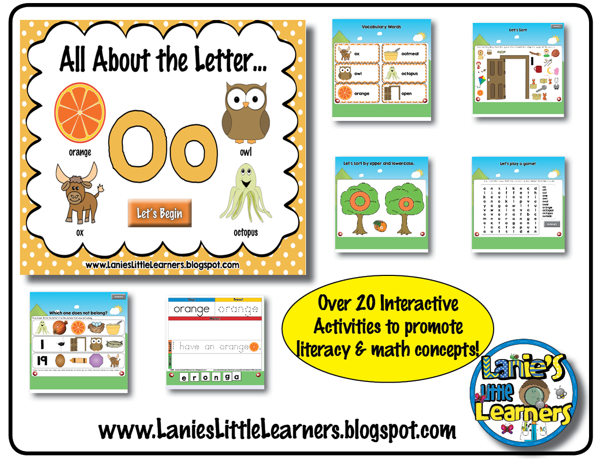 Lanie's Little Learners: All About the Letter Oo {Letter of the Week ...