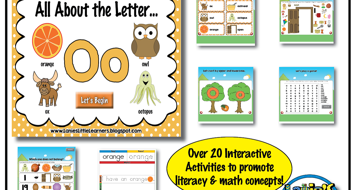 Lanie's Little Learners: All About the Letter Oo {Letter of the Week ...