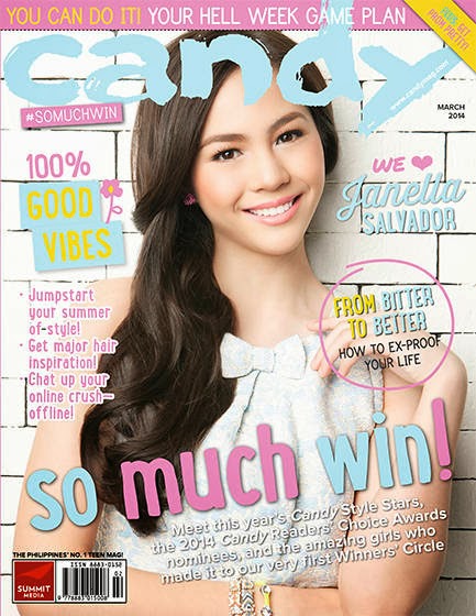 Janella Salvador Covers Candy Mag March 2014 Issue | BIDA KAPAMILYA