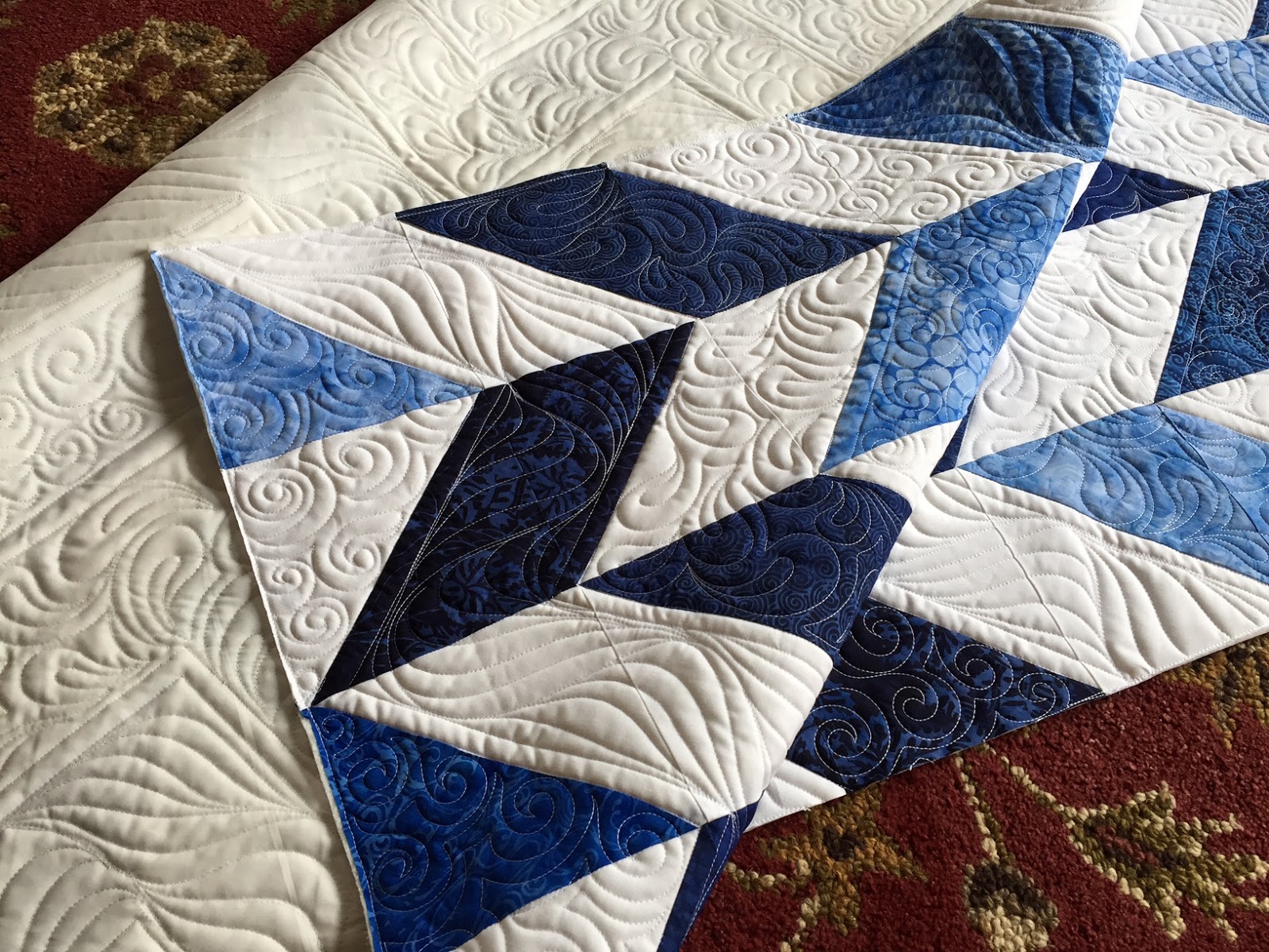 Carrie On The Prairie: French Braid-Chevron Quilt
