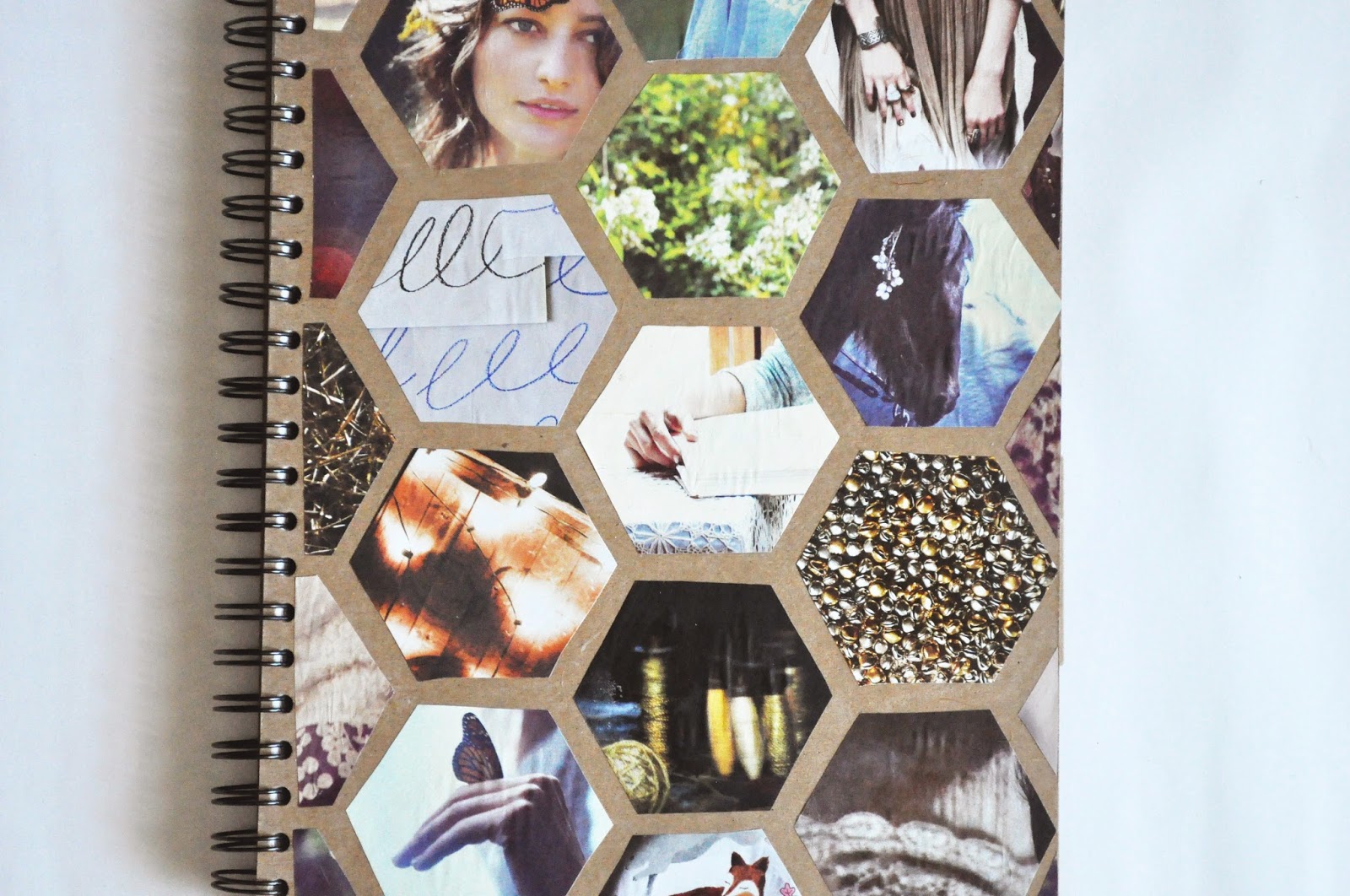 Pie N' the Sky: M A K E :: hexagon notebook