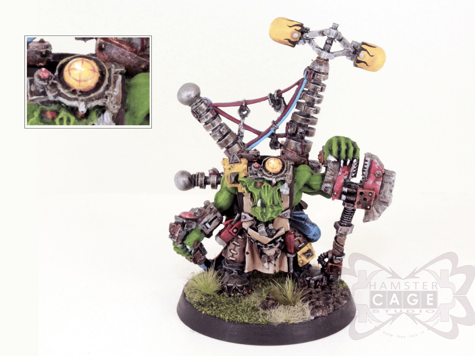 Hamster Cage Studio: Ork Big Mek with Kustom Force Field
