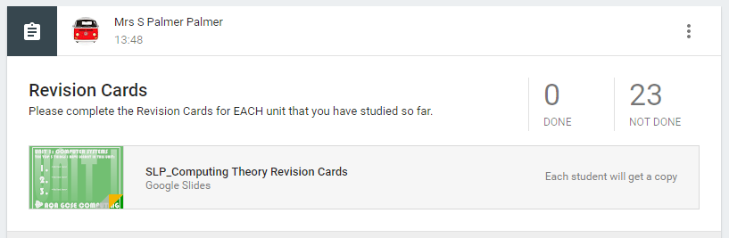 GCSE Computer Science: Revision Cards