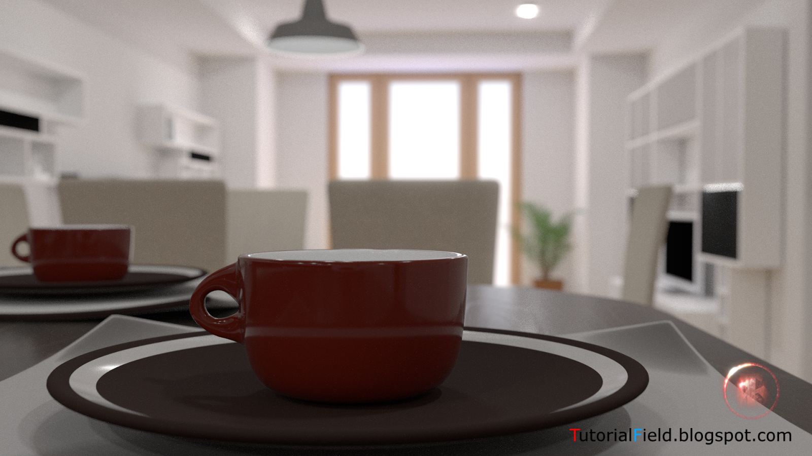 TutorialField.blogspot.com: Blender 3D - Interior Design (experimental renderings) #005