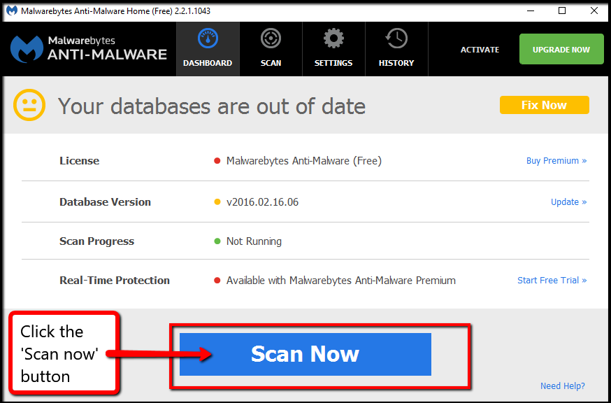 Windows 10 - Running Malwarebytes to check for Viruses - BAYC - Tech ...