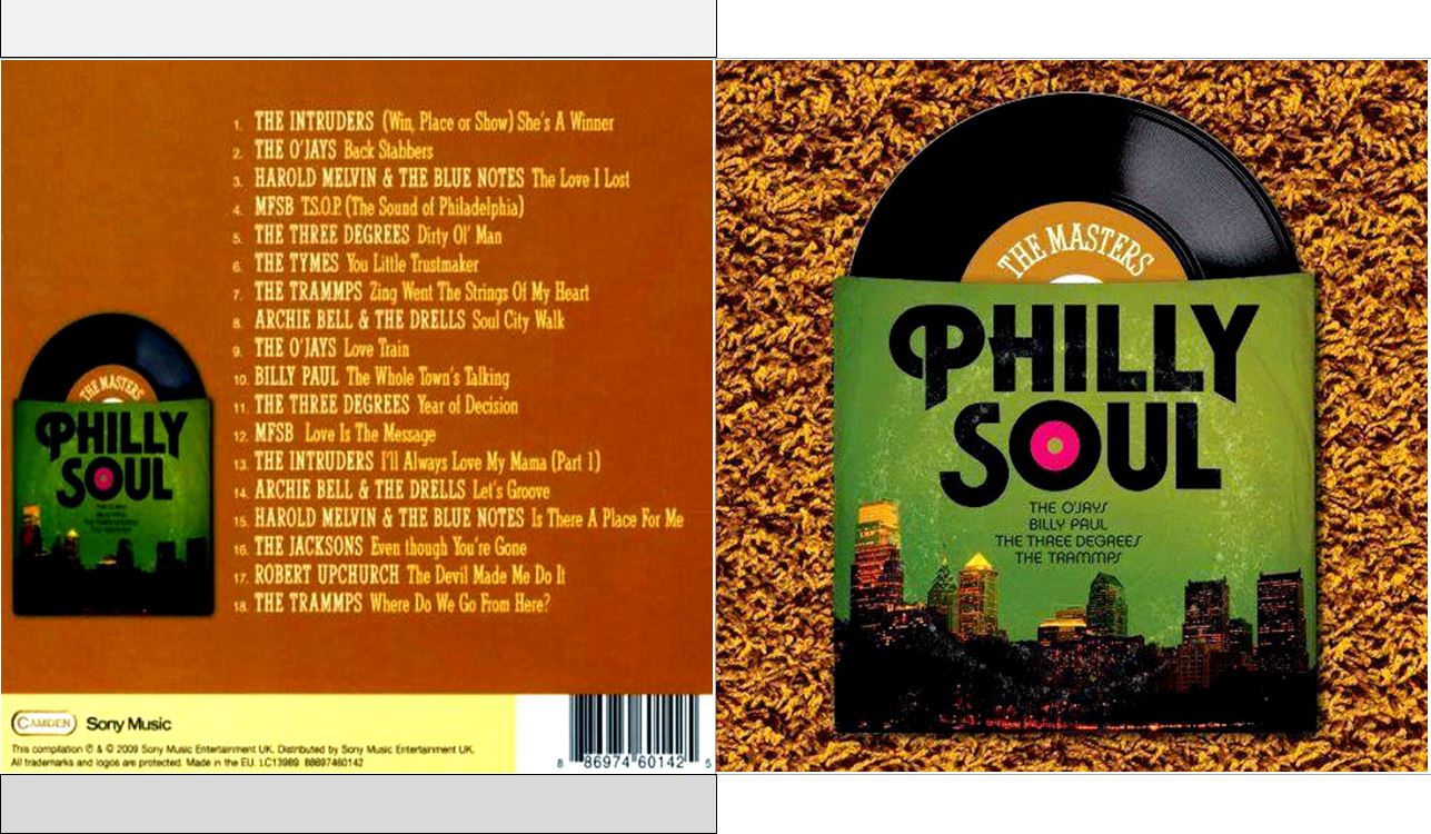 MUSICOLLECTION: THE MASTERS SERIES - Philly Soul - 2009