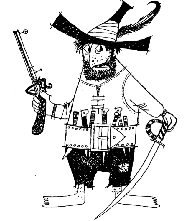 Franz Josef Tripp | Hotzenplotz, Räuber, Illustration