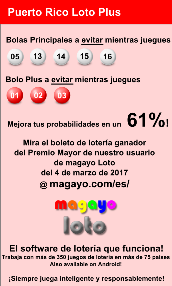 Consejos de lotería para Loto Plus de Puerto Rico