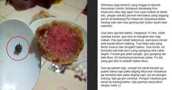 Awas Baso Daging Tikus Di Jual di Jakarta - Khasiat Manfaat