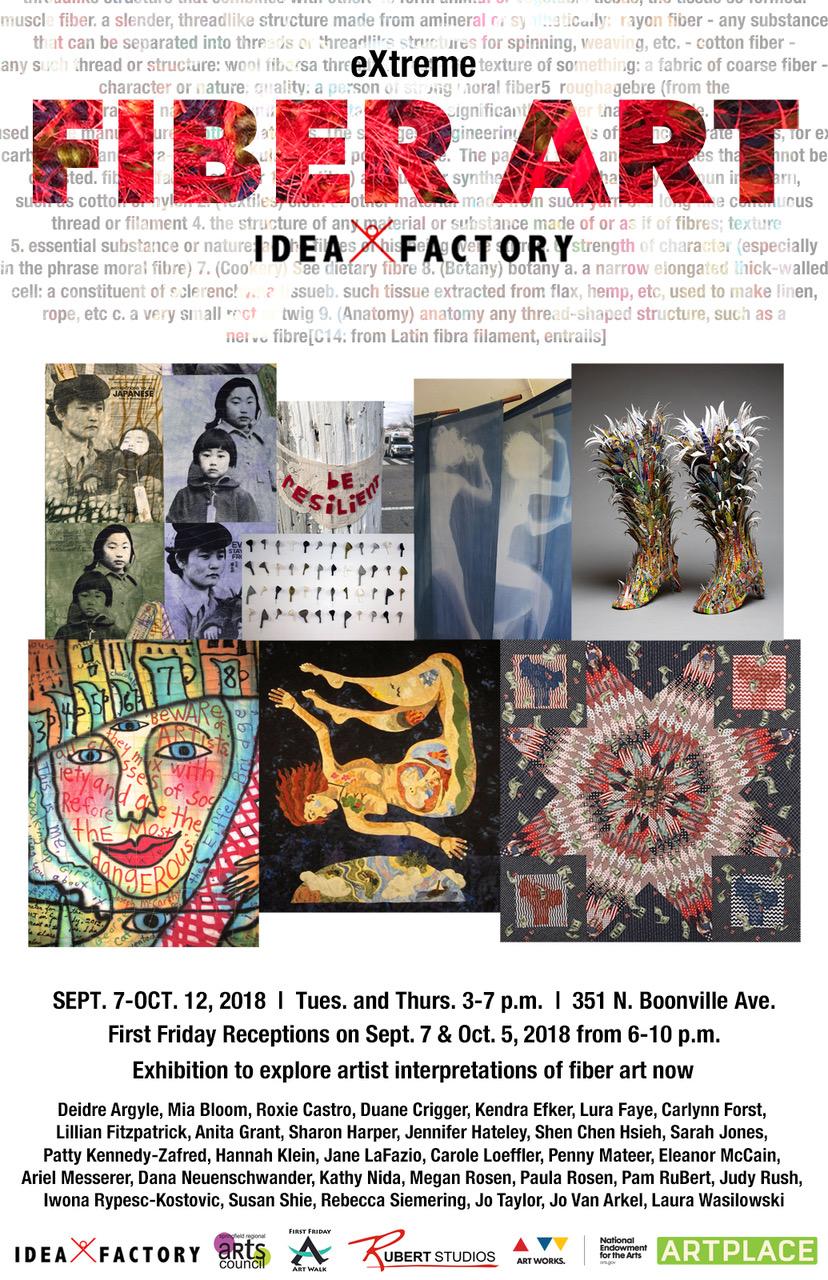 Mia Bloom Designs: eXtreme Fiber Art exhibit as ideaXfactory