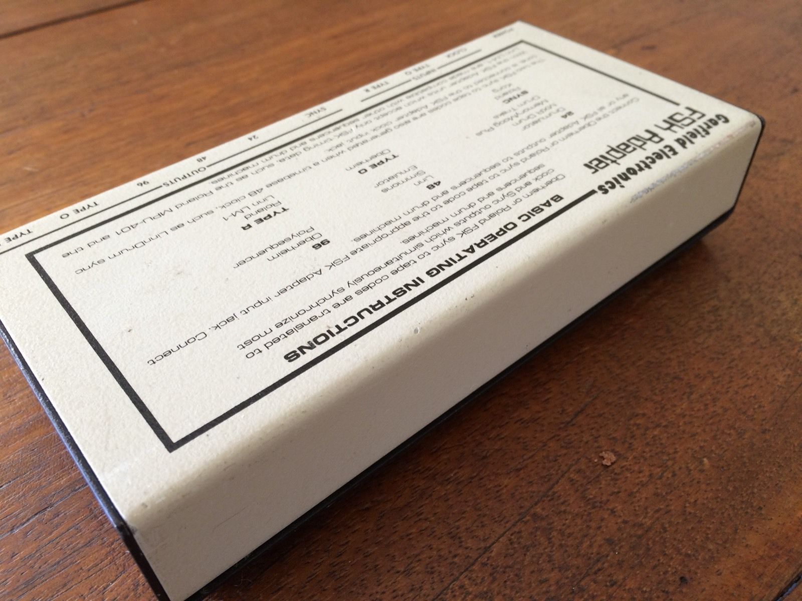 MATRIXSYNTH: Garfield FSK Adapter Sync Box Din Sync