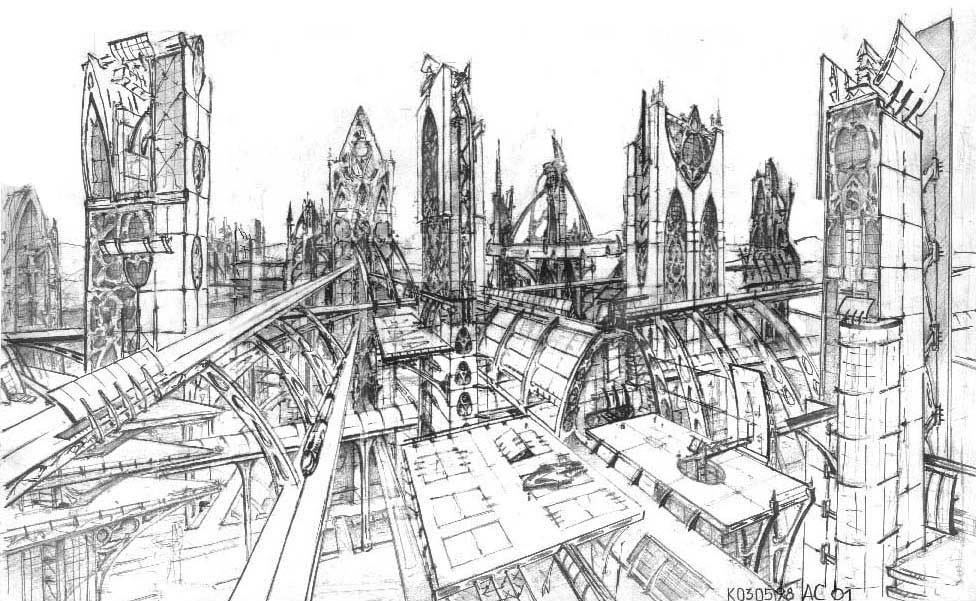 Draw what I think and see, Cityscape .. ~ MindProject