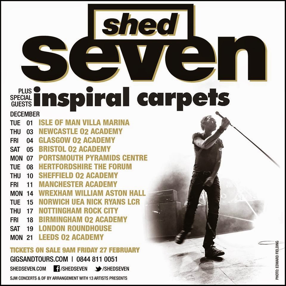 SHED SEVEN announce December UK Tour with special guests INSPIRAL ...
