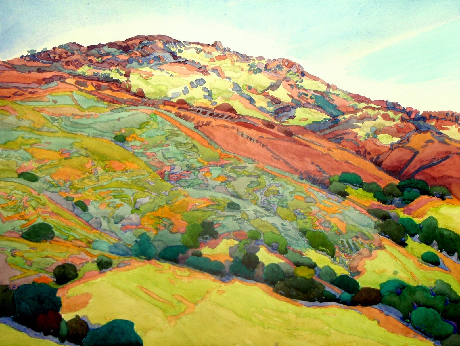 robin purcell california watercolors in the plein air tradition: "By ...