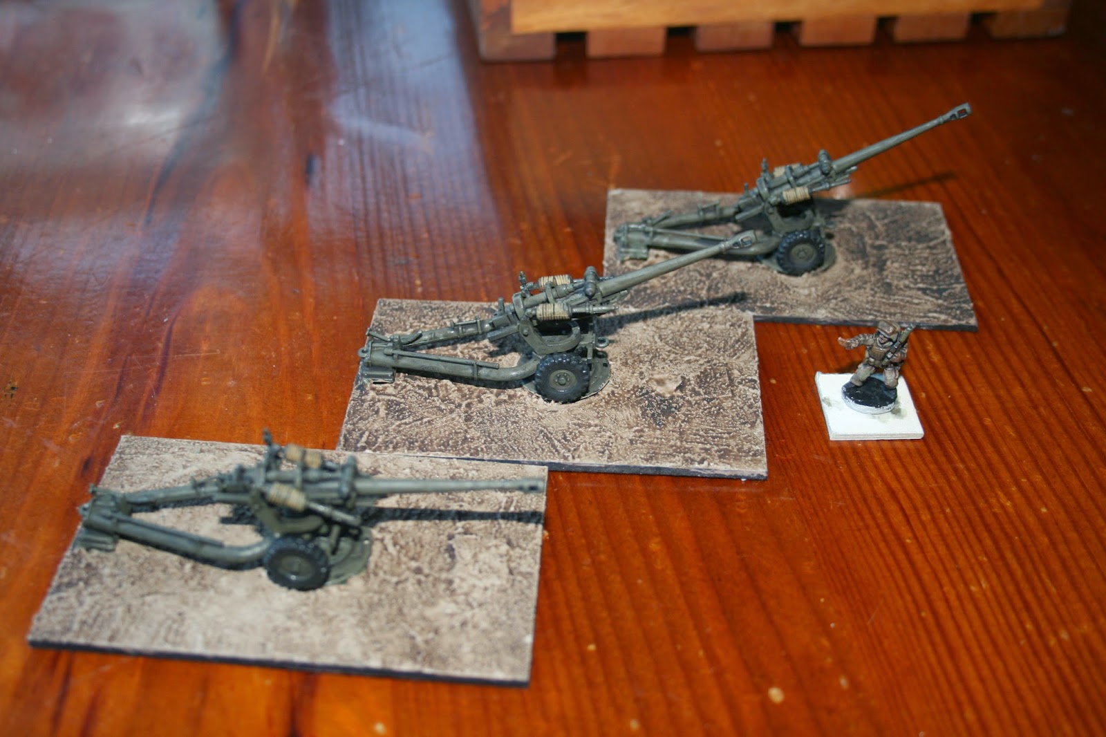A Fist Full of Plastic: Airfix British M119 105mm Light Field Guns